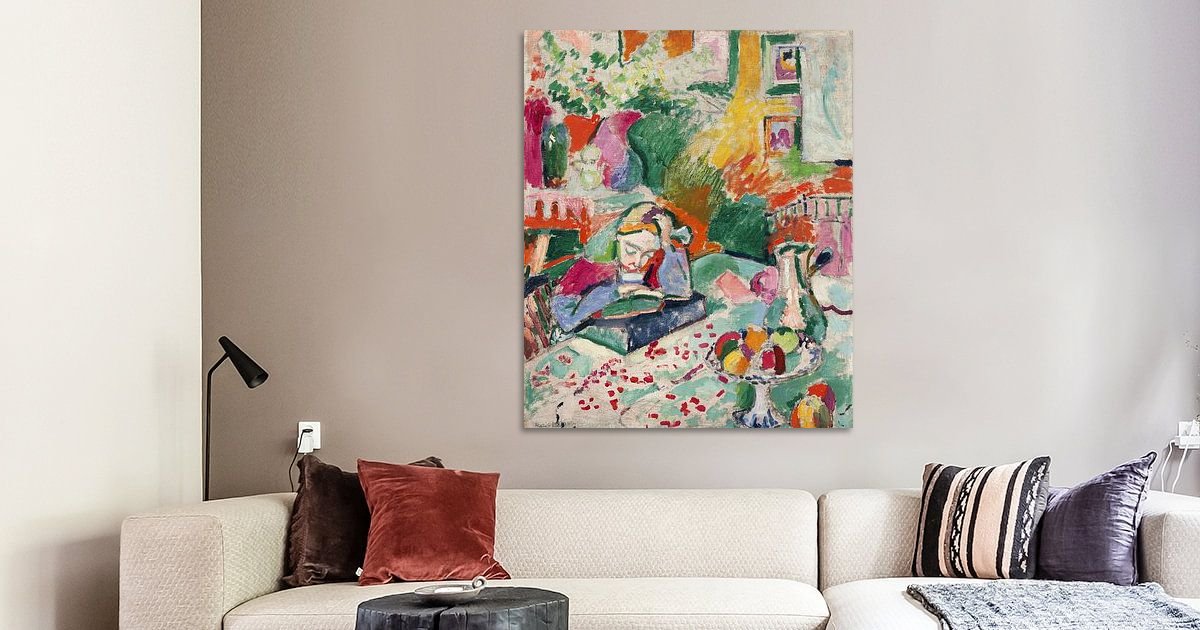 Henri Matisse Lezend Meisje Op Canvas Behang Poster En Meer Henri Matisse Lezend Meisje Op Canvas Behang Poster En Meer